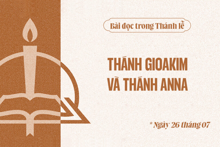 Bài đọc trong Thánh lễ Thánh Gioakim và Anna – Song thân Đức Maria ...
